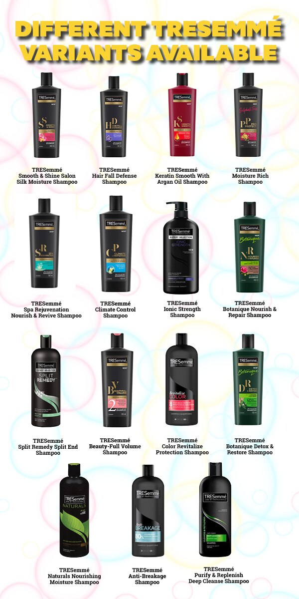 Shampoo names list store